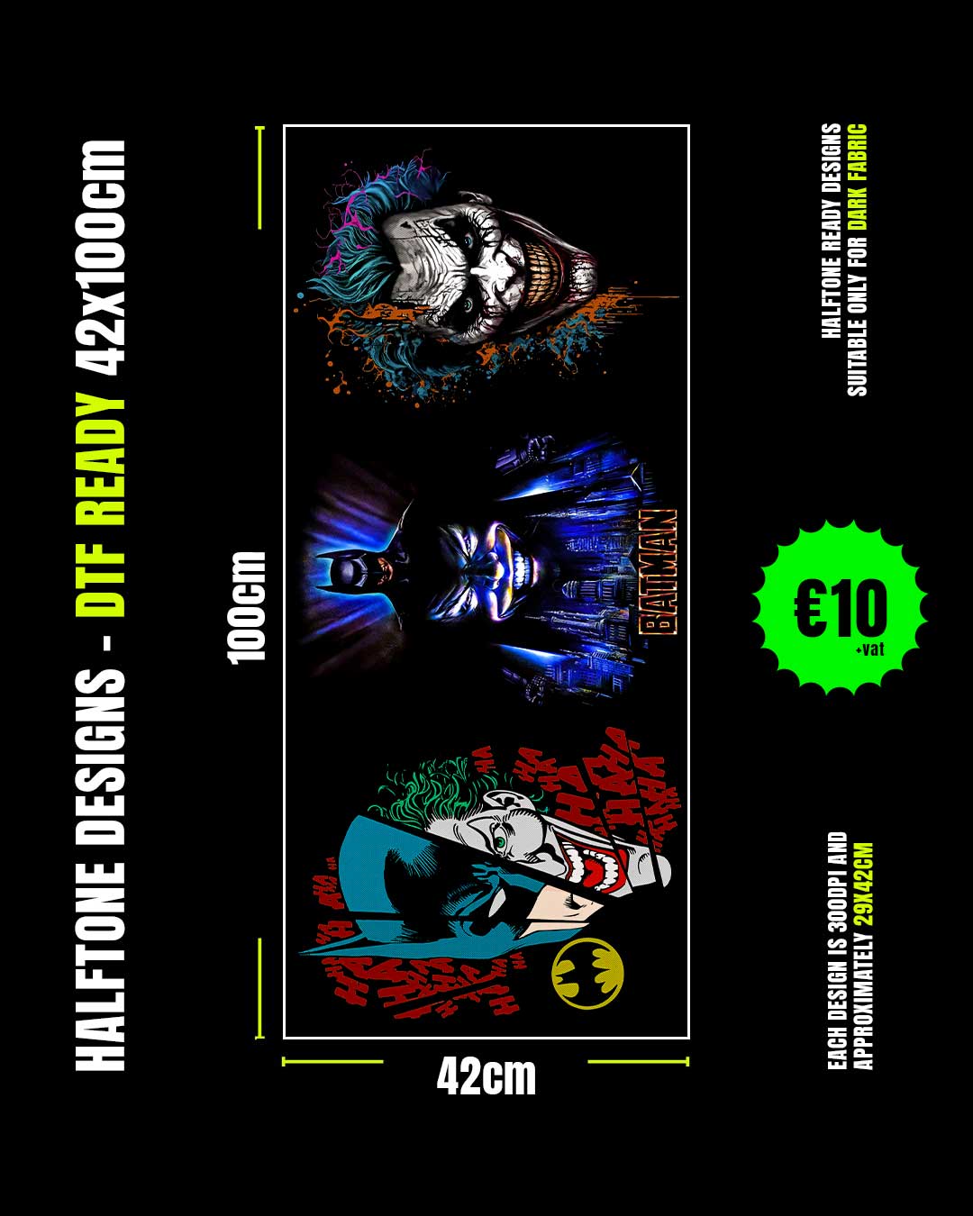 DTF Ready Designs V5 – Designs2Print